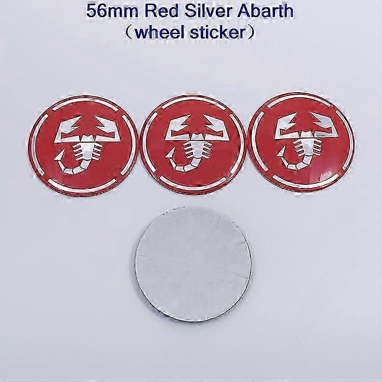 Exquisite 4pcs New 56mm or 60mm Abarth Scorpion Logo Car Wheel Center ...