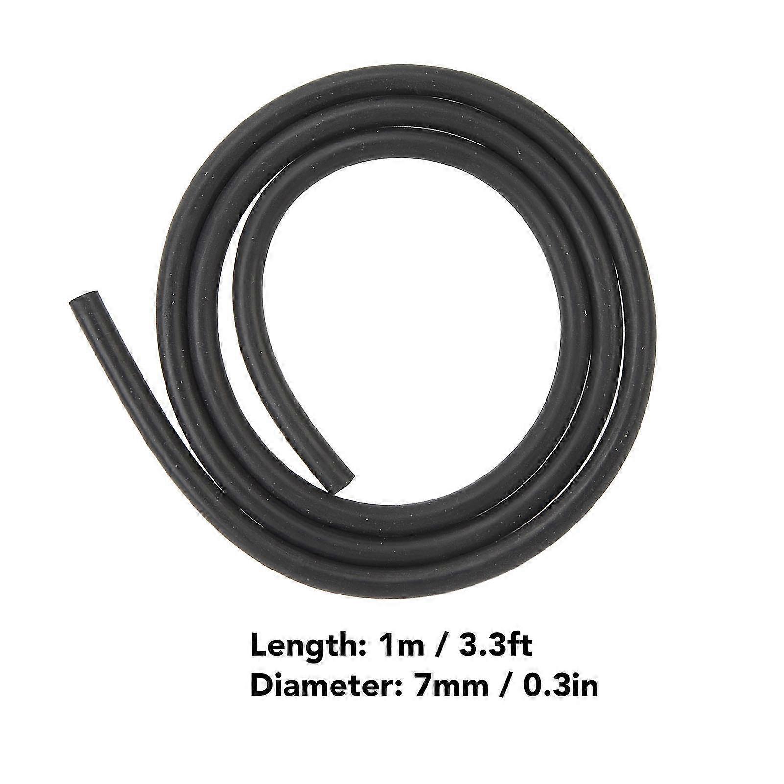 1M Length 7mm Black PVC Sheathed Copper Core Ignition Cable for Car ...