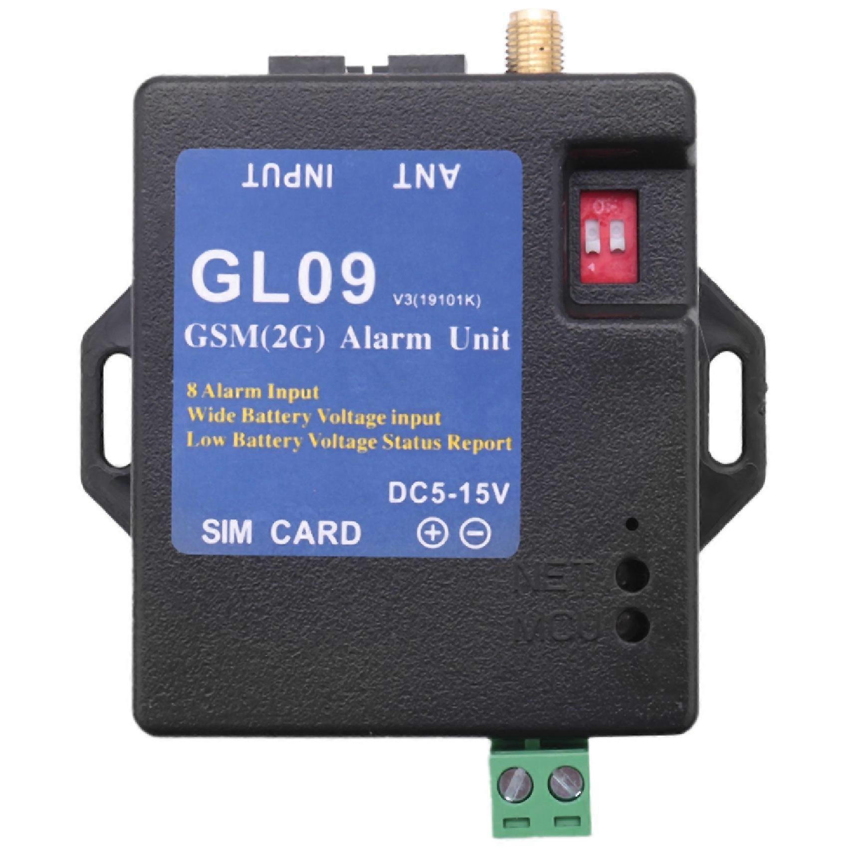 GL09 8 Channel Battery Operated App Control GSM Alarm Systems SMS Alert ...