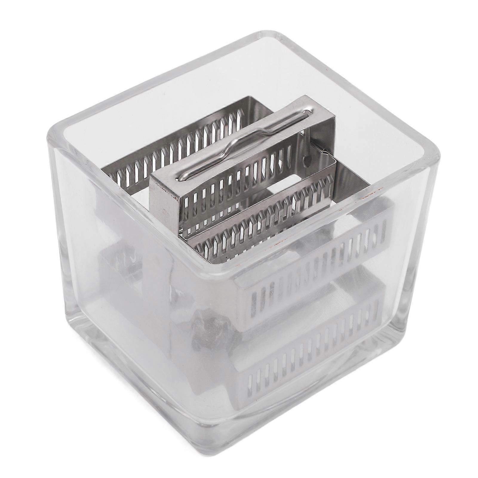 Glass Staining Jar with Lid Animal and Plant Specimens Slide Staining ...