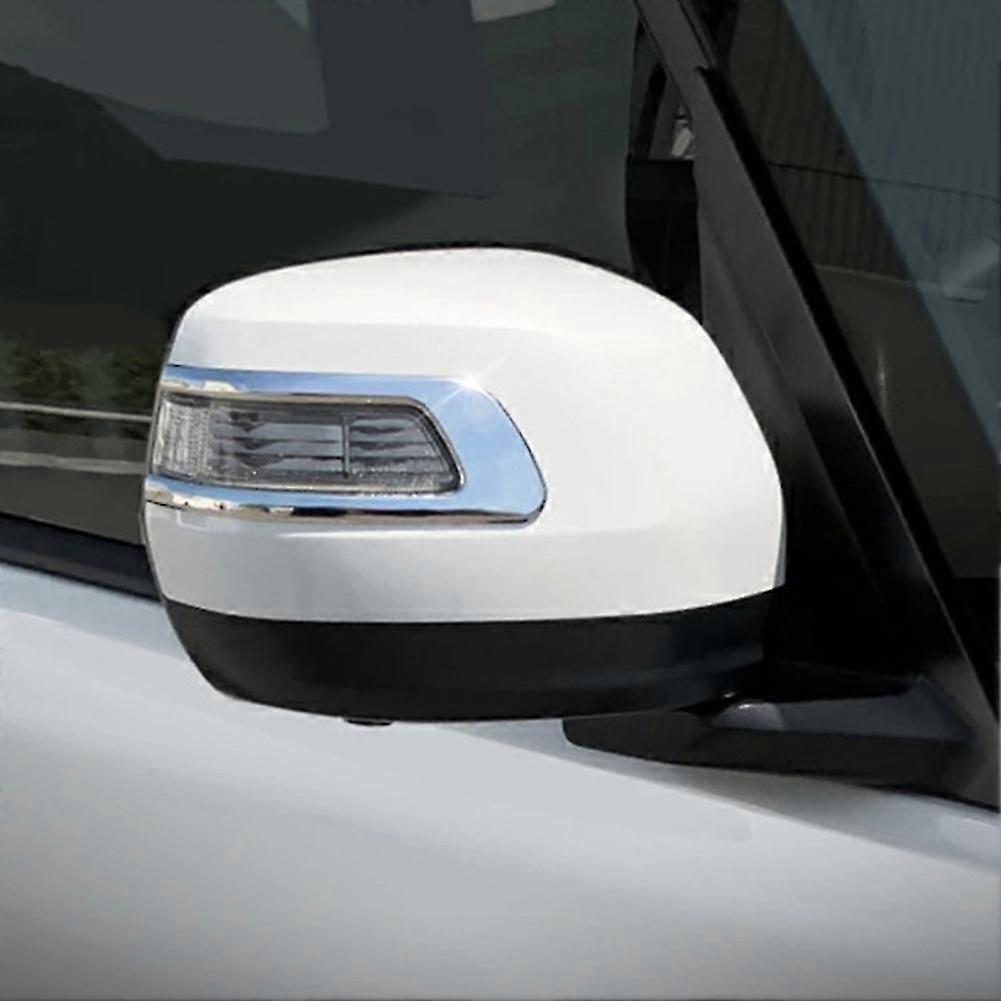 1Pair ABS Chrome Side Rearview Mirror Strip Cover Trims Sticker for ...