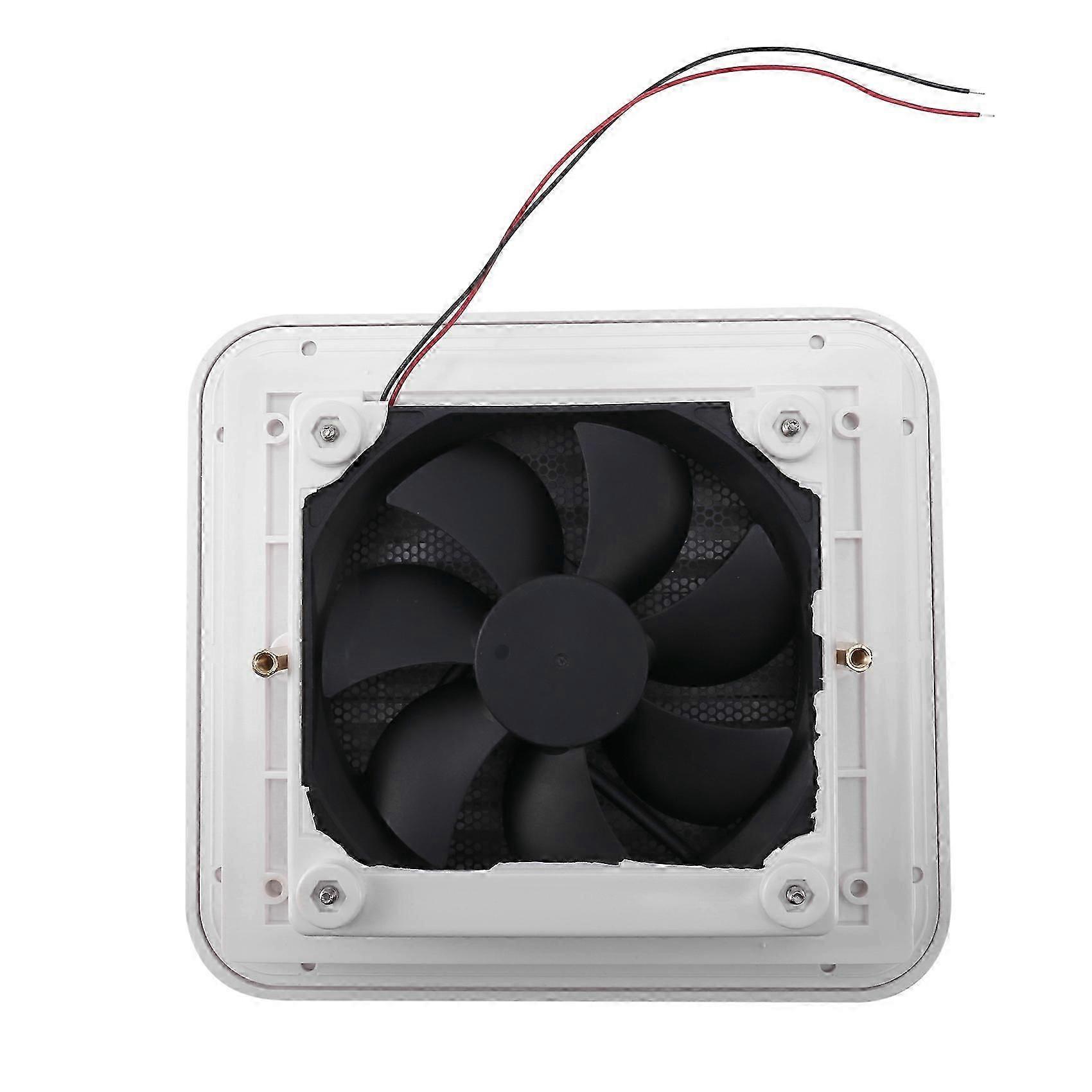 12V Universal Rv Motorhome Mute Roof Cooling Trailer Exhaust Fan ...