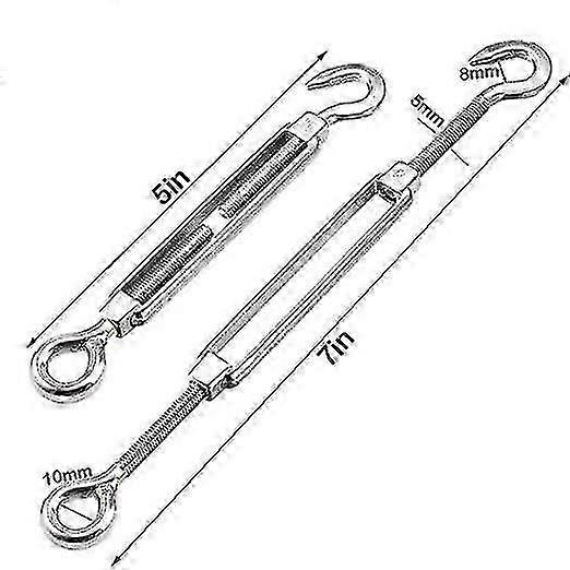 M5 Hook and Eye Cable Tensioner, Wire Tensioner / 304 Stainless Steel ...