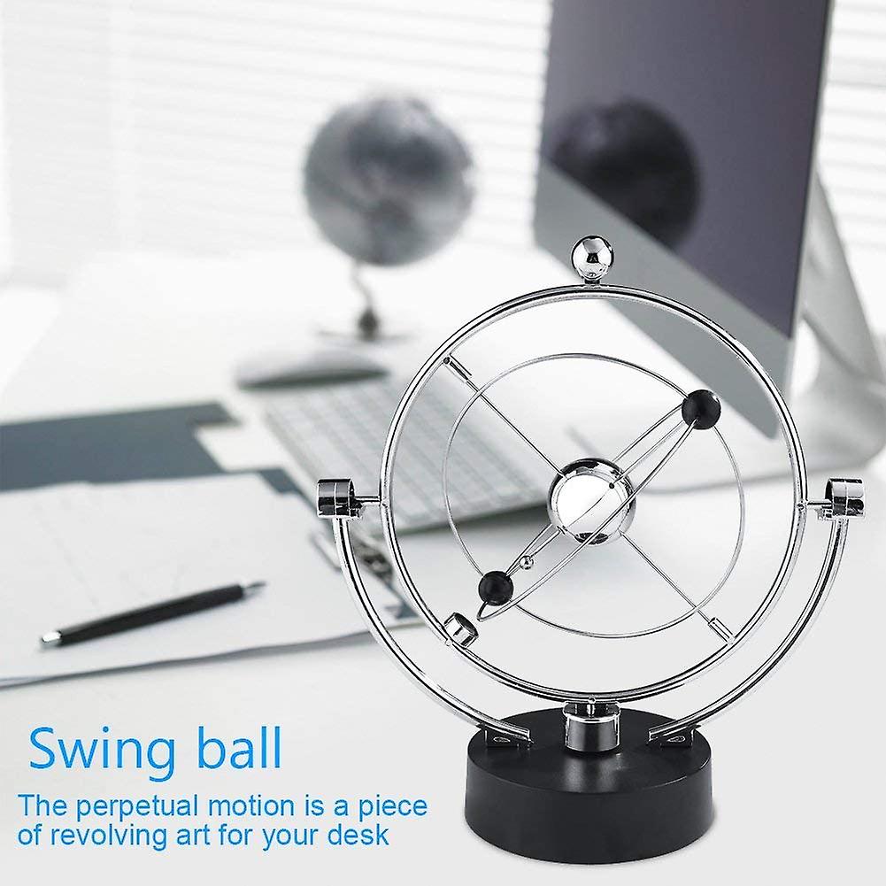 Electronic Perpetual Motion Desk Toy, Movement Swing Ball Electric ...