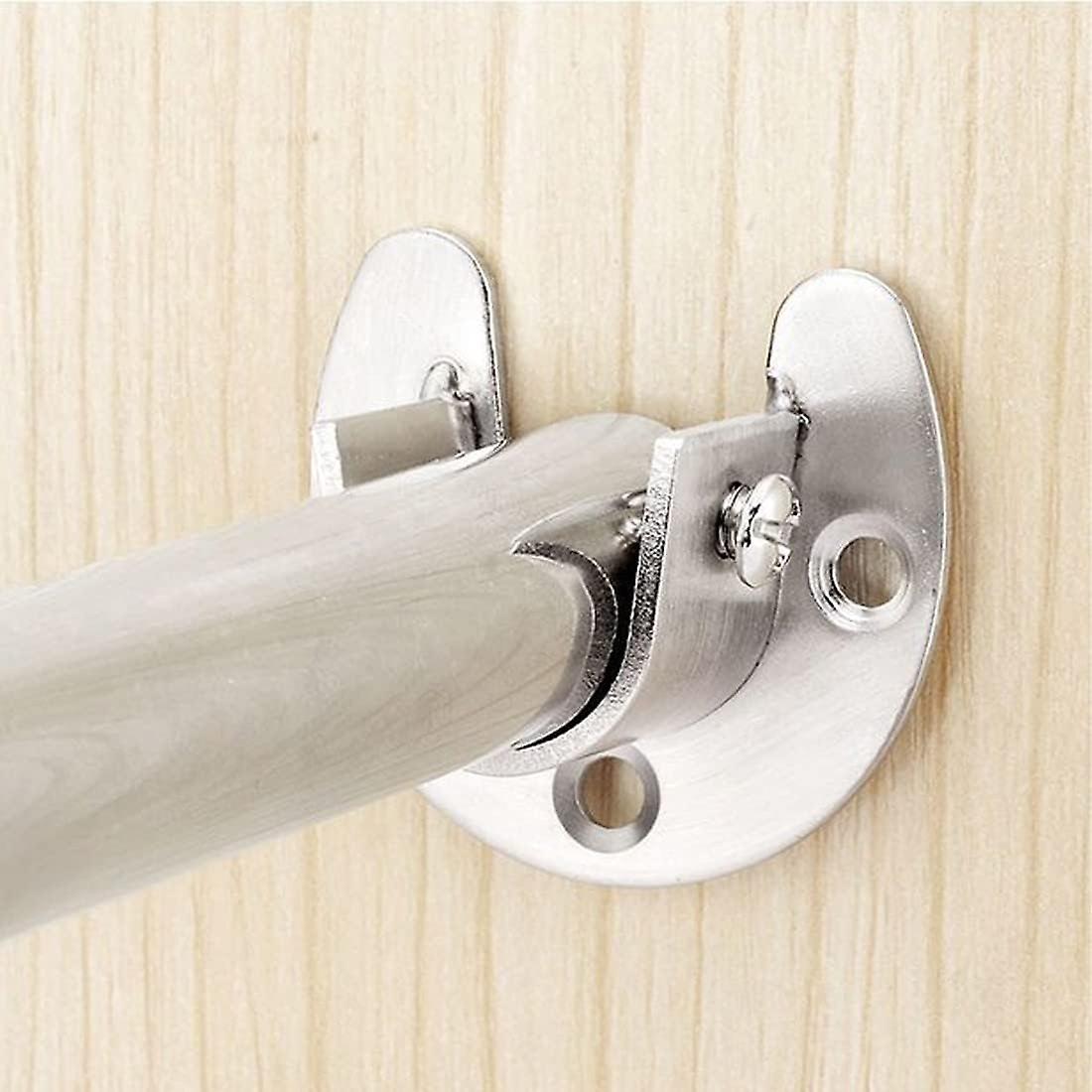Curtain Rod Bracket U Shaped Sockets Hanger Rod End Closet Rod End for ...