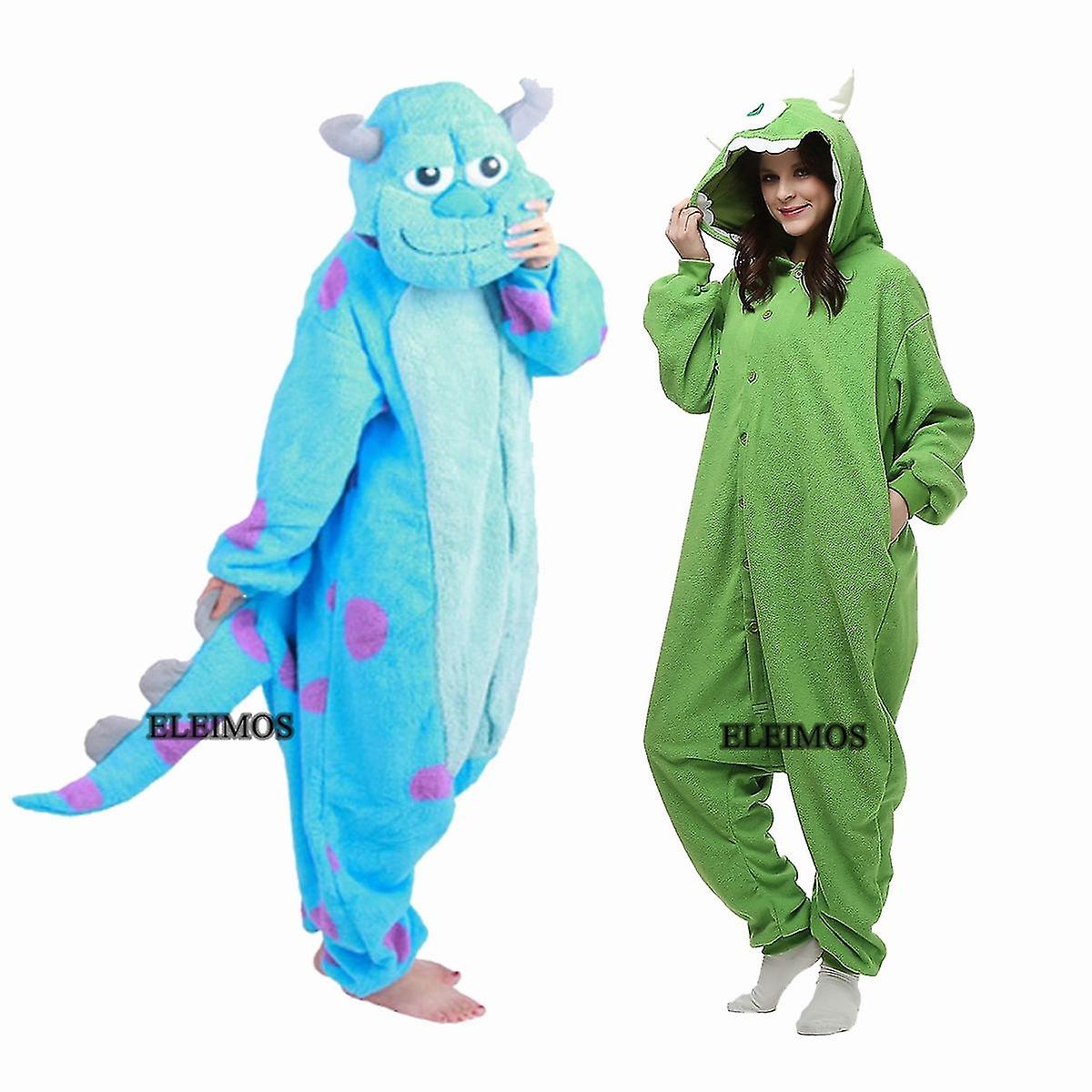 Xxl Monster Onesie Voor Volwassen Vrouwen Mannen Animal Kigurumi Pyjama ...