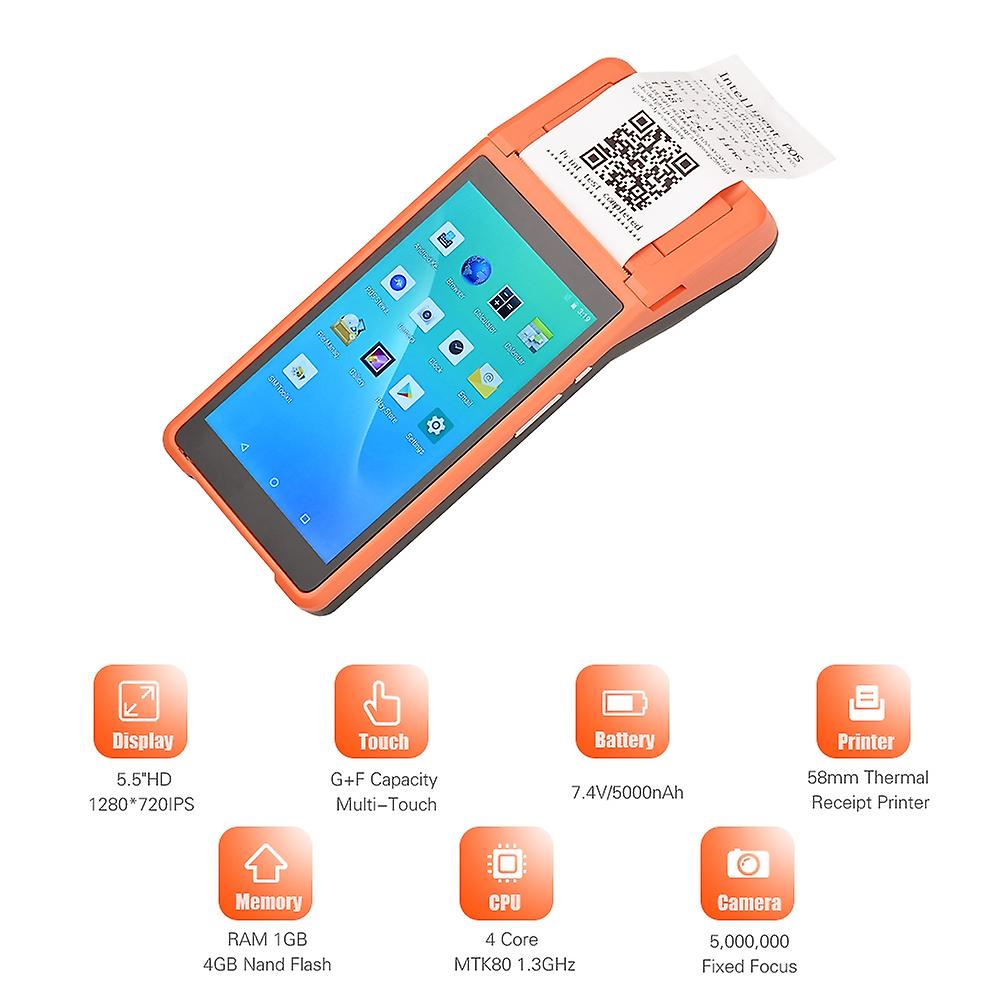All in One Handheld PDA Printer Smart POS Terminal Wireless Portable Printers Intelligent ...