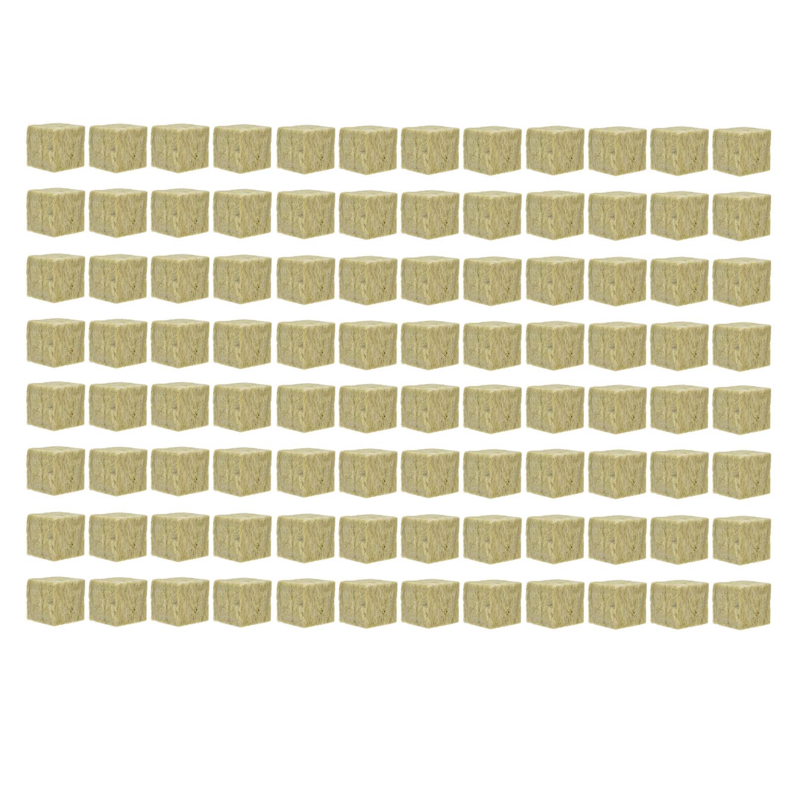 Touch Stonewool Grow Block 96PCS Plant Seedling Block Stonewool Grow ...