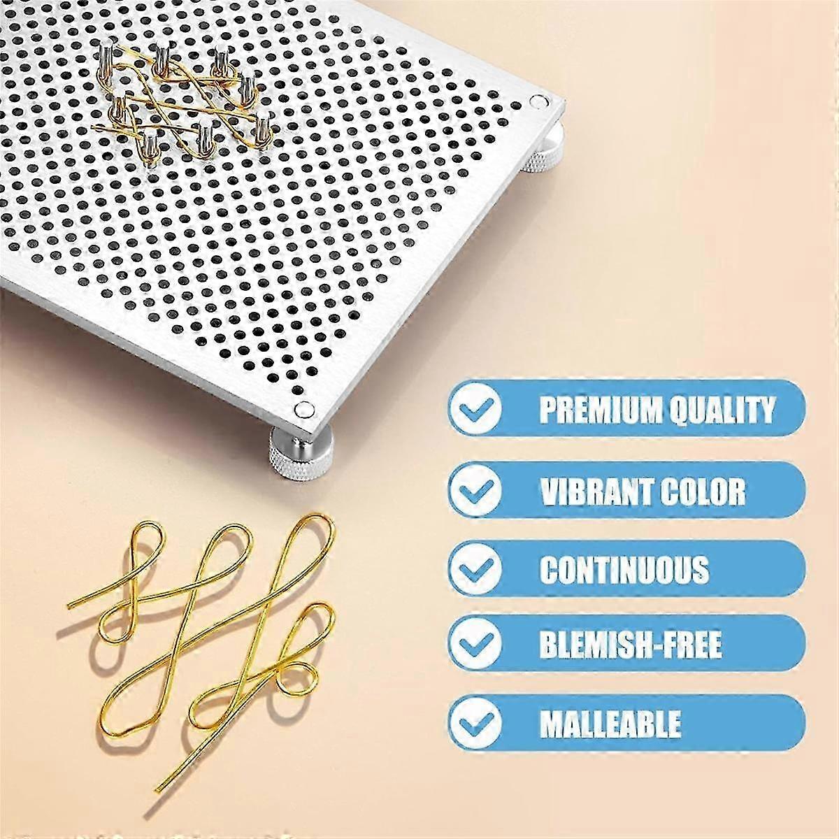 75 Piece Wire Bending Jig Kit, 4.6 X 5.6 Inch Square Jigs for Jewelry ...