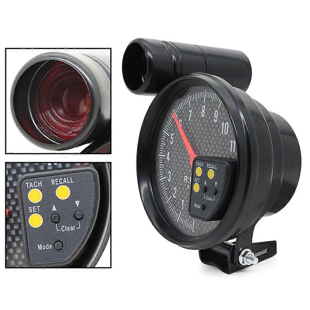 5 Inch RPM Meter Tachometer 11000k With Shift Light Racing Car Gauge 7 ...