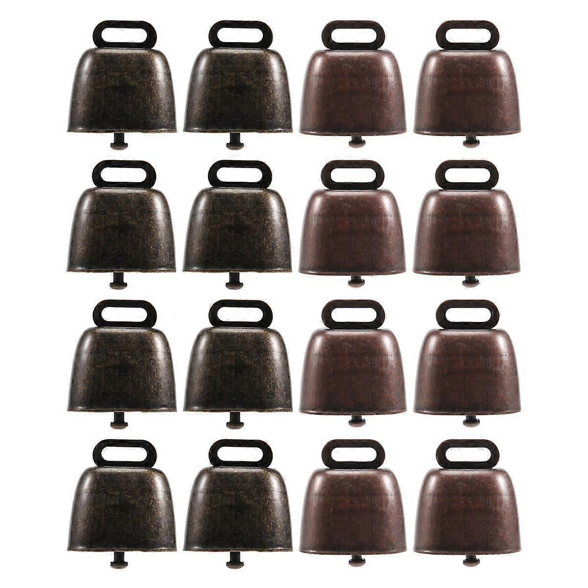 16PCS Cow Horse Sheep Grazing Copper Bells Small Brass Bells Cattle ...