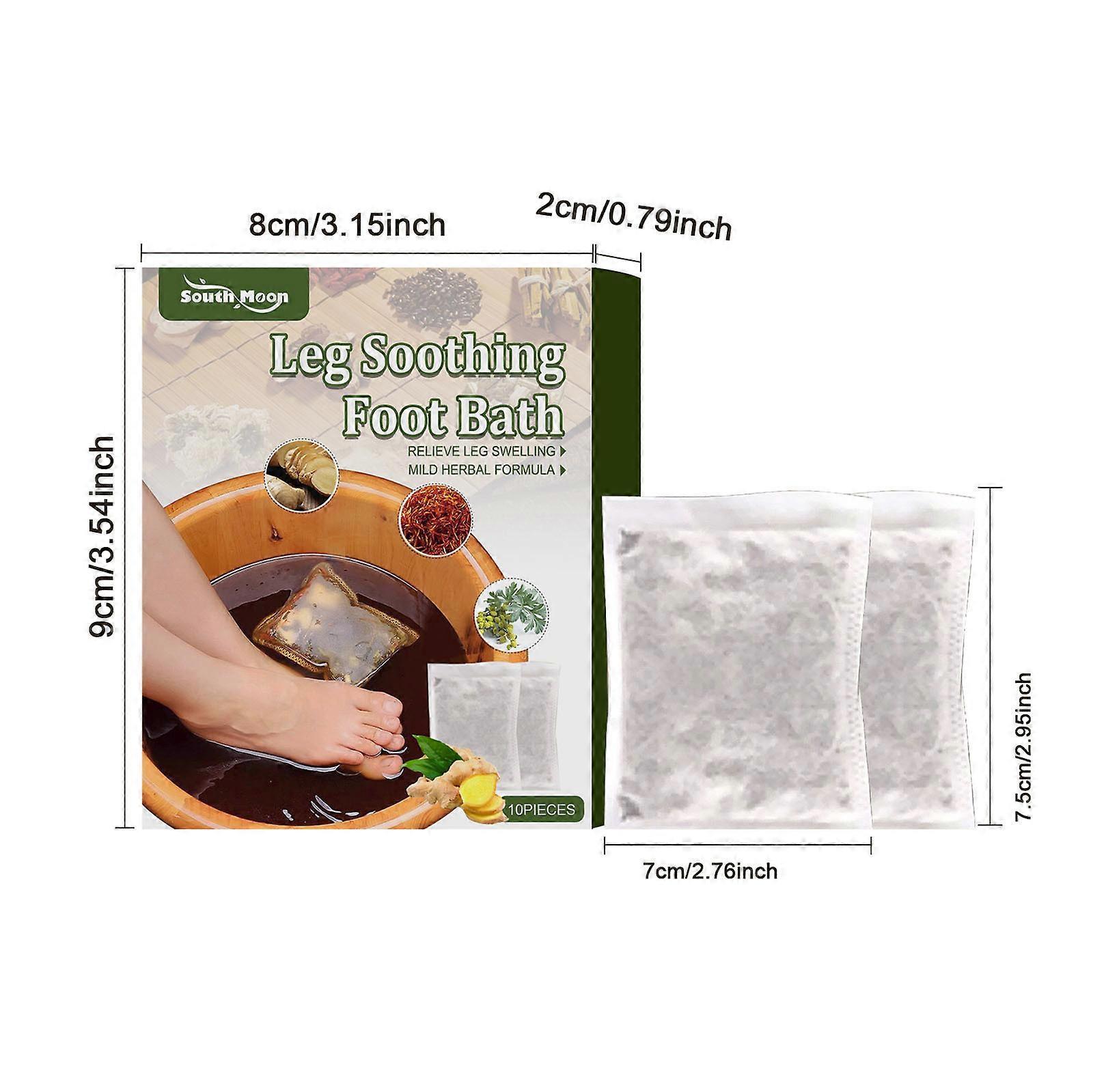 Ginger Foot Bath Pack Foot Soak Soothing Leg Care Foot Soak Pack Ginger ...