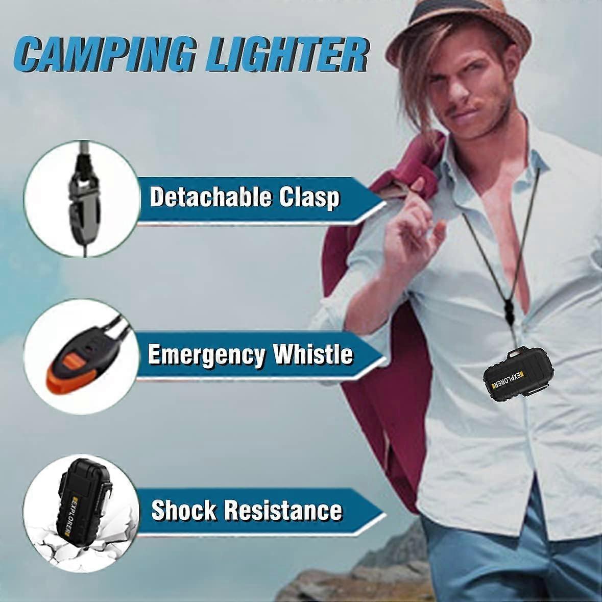 Torch Lighter, Refillable Butane Lighter with Lock, Windproof and ...