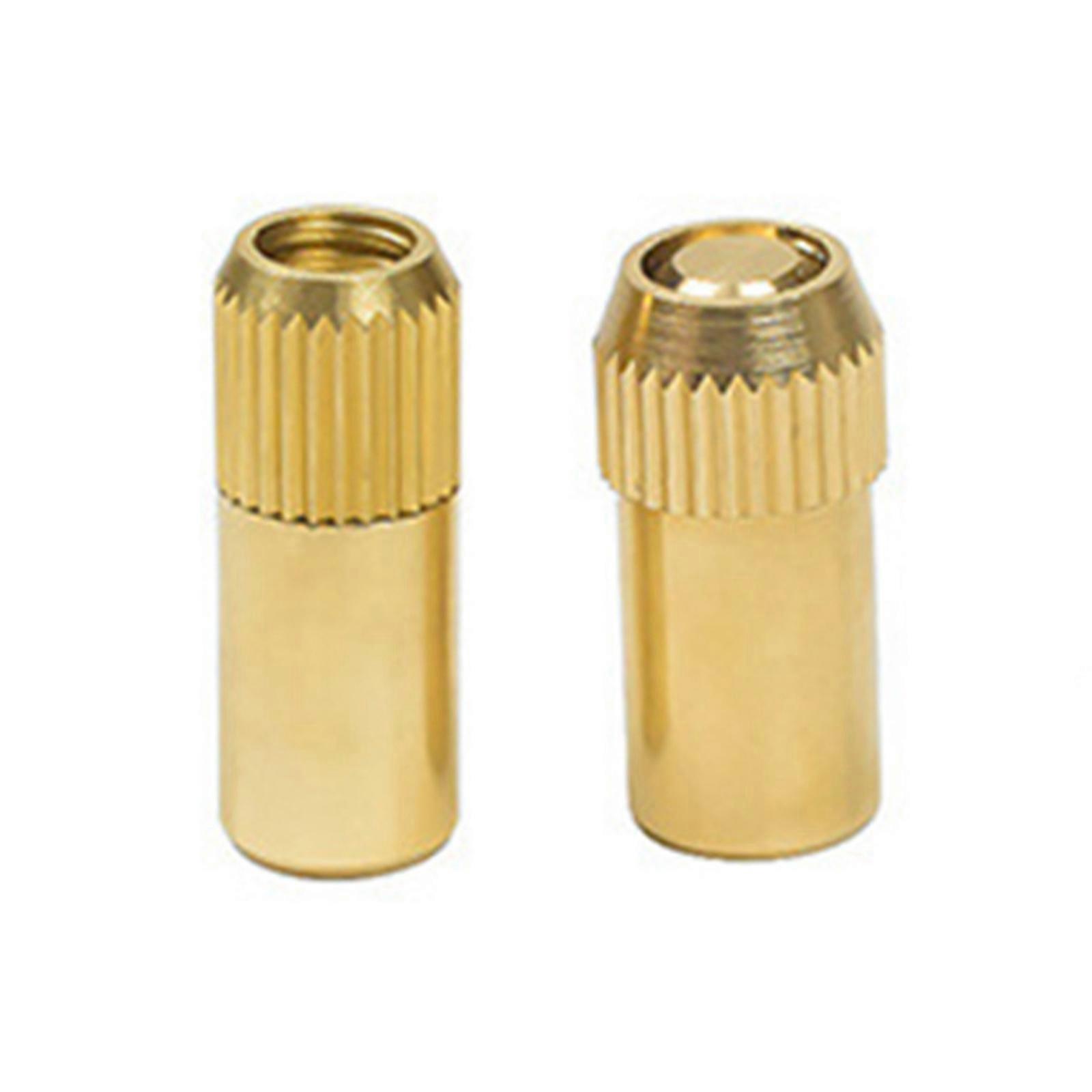 5Pcs Brass Brackets Shelf Support Pins Stud Peg Embed Nut Screw ...