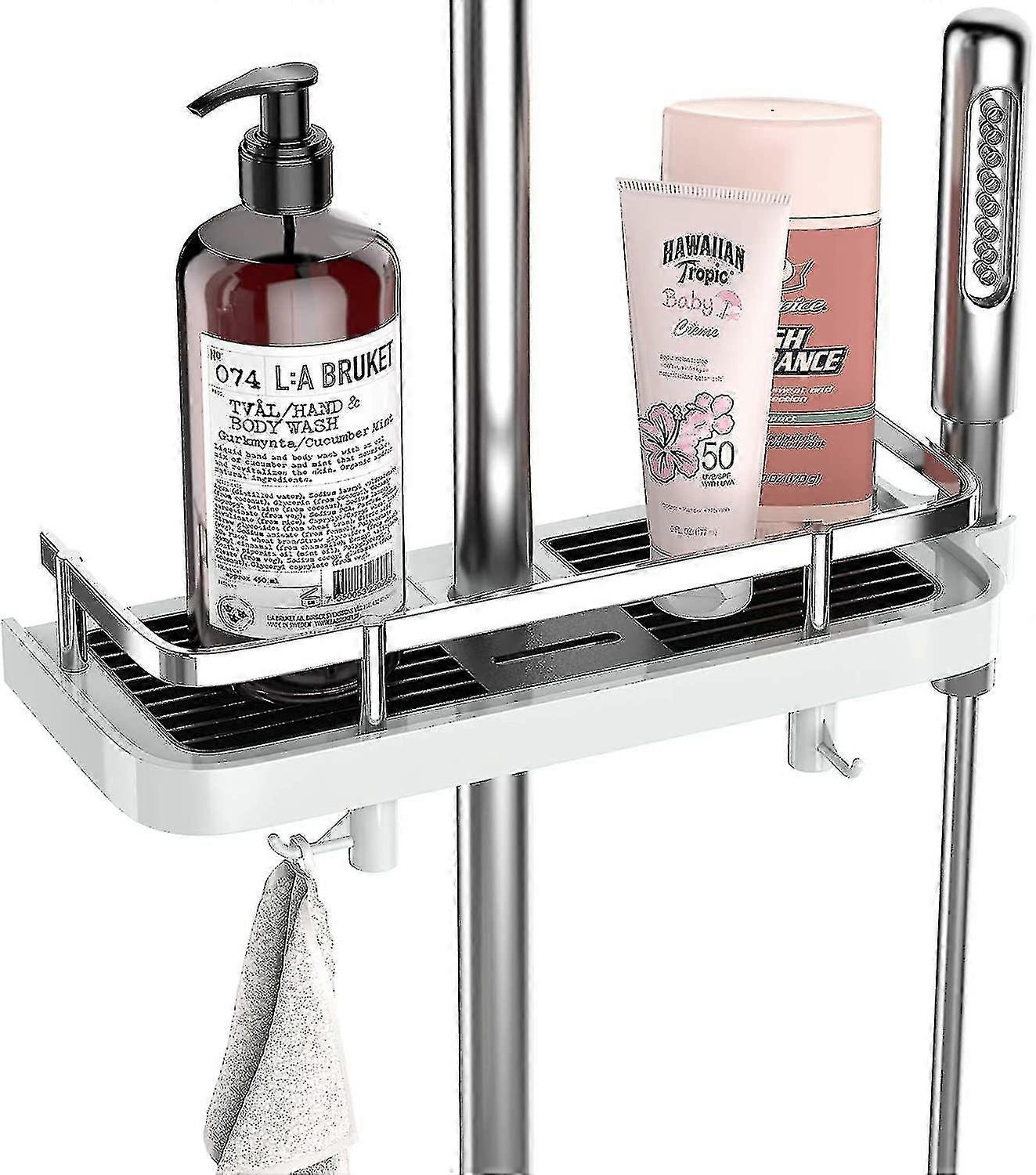 Shower Shelf Without Drilling Adjustable Shower Shelf For The Shower ...