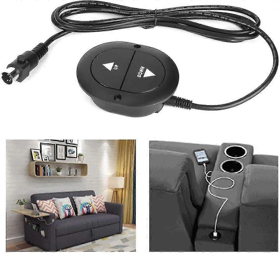 2 Button Sofa Hand Controller 5 Pin Electric Sofa Hand Controller ...