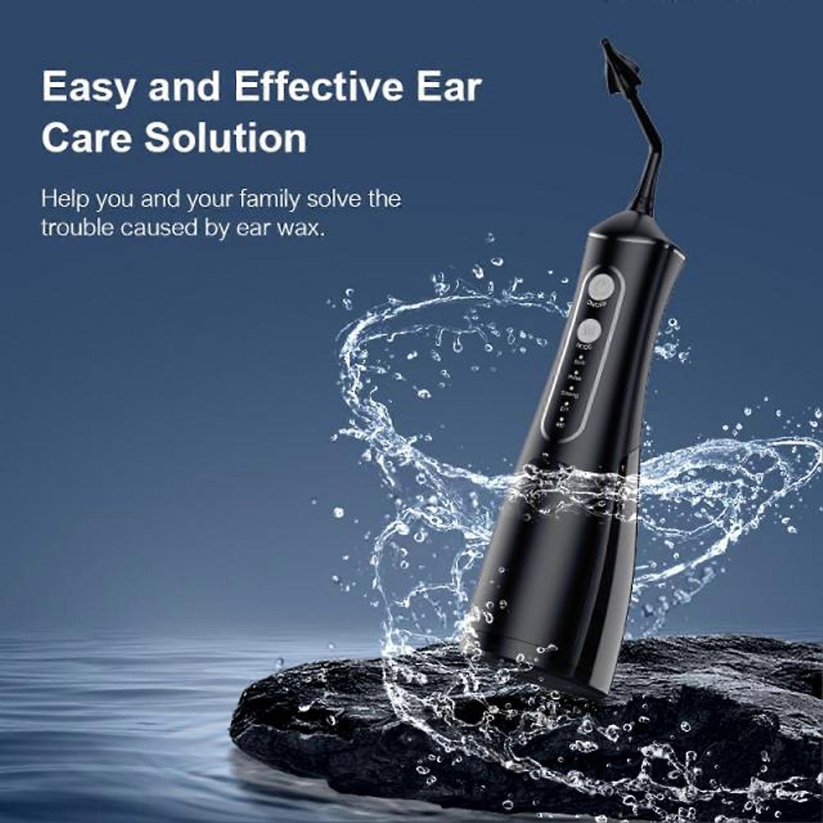 Water Powered Ear Cleaner IPX7 Waterproof 4 Cleaning Modes Portable ...