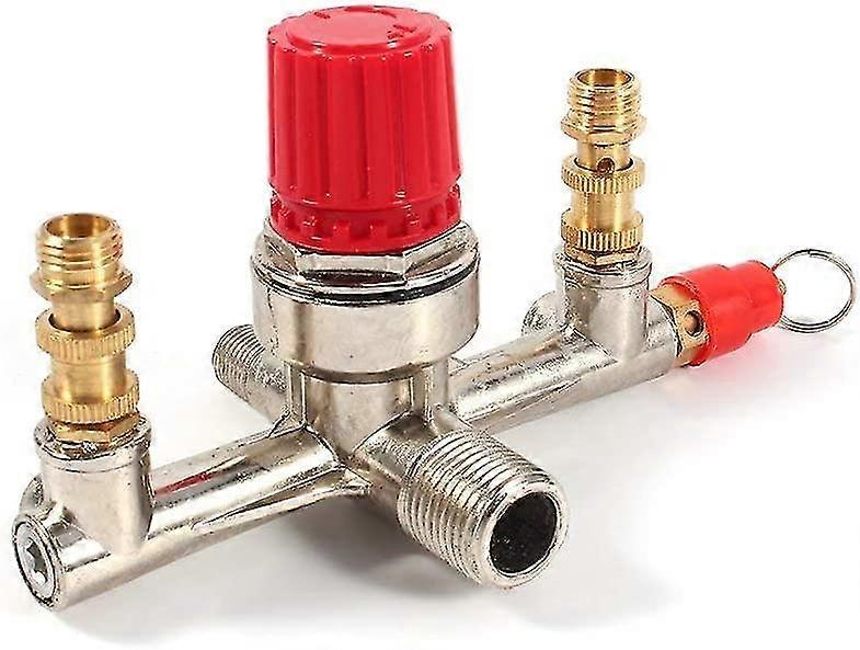 Air Compressor Accessory, Alloy Double Outlet Tube Air Compressor ...