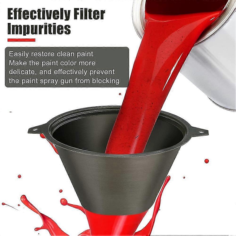 30 Pcs Paint Filter 100 Mm Plastic Paint Strainer With Fine Nylon Mesh ...