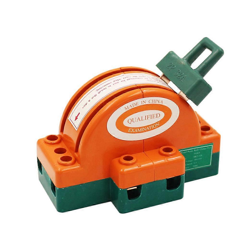 32A 2 Pole Double Throw Knife Disconnect Switch Circuit Control Dpdt ...