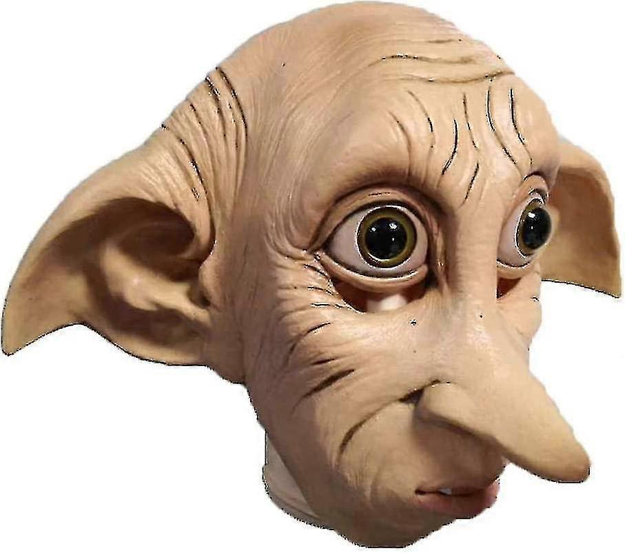 Kryc-adult Dobby Mask, Halloween Cosplay Mask Elven Dwarf Elf Latex ...