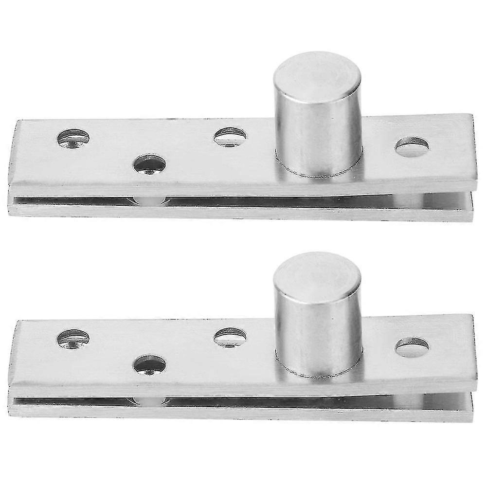 2pcs 360 Degree Rotary Pivot Hinge Stainless Steel Rotating Door Hinge ...