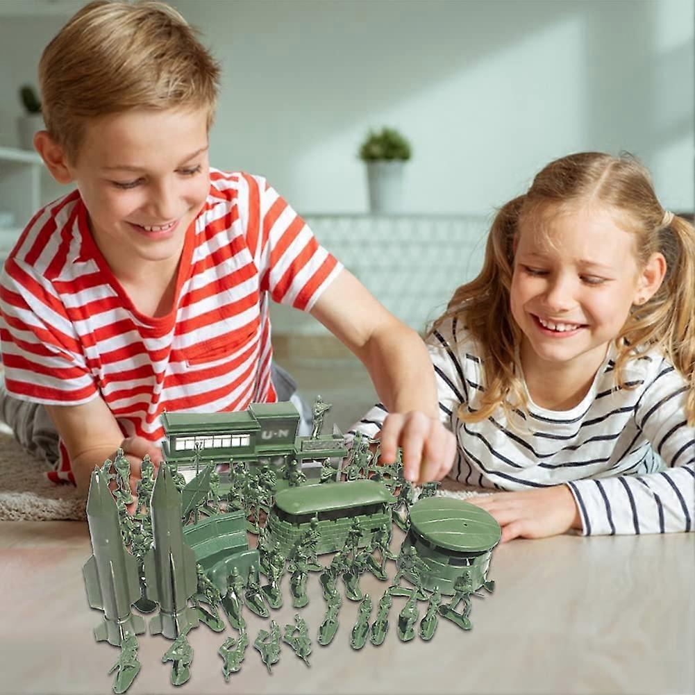 56 Pieces Army Action Figures Set, Military Play Set with Soldiers ...