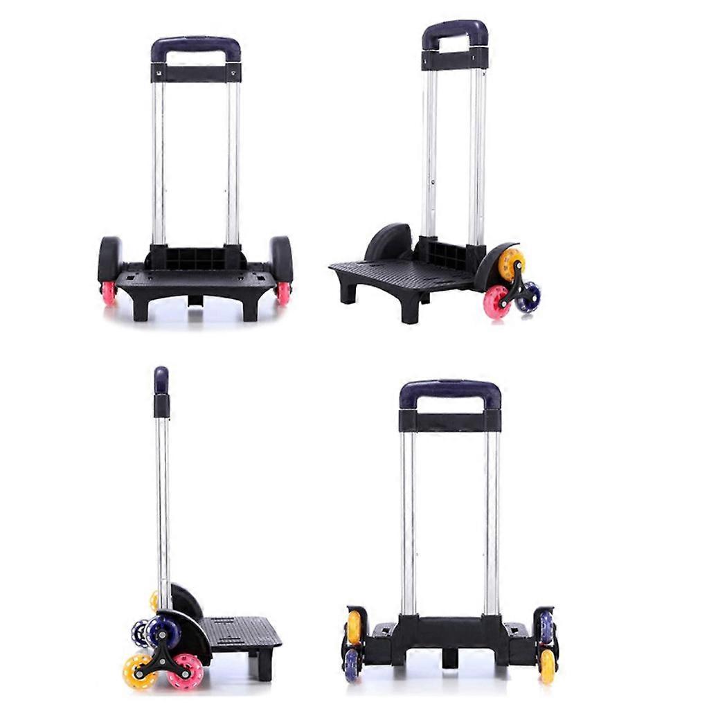 Backpack Trolley Foldable Trolley Cart 6 Wheels Rolling-Luggage Carts ...
