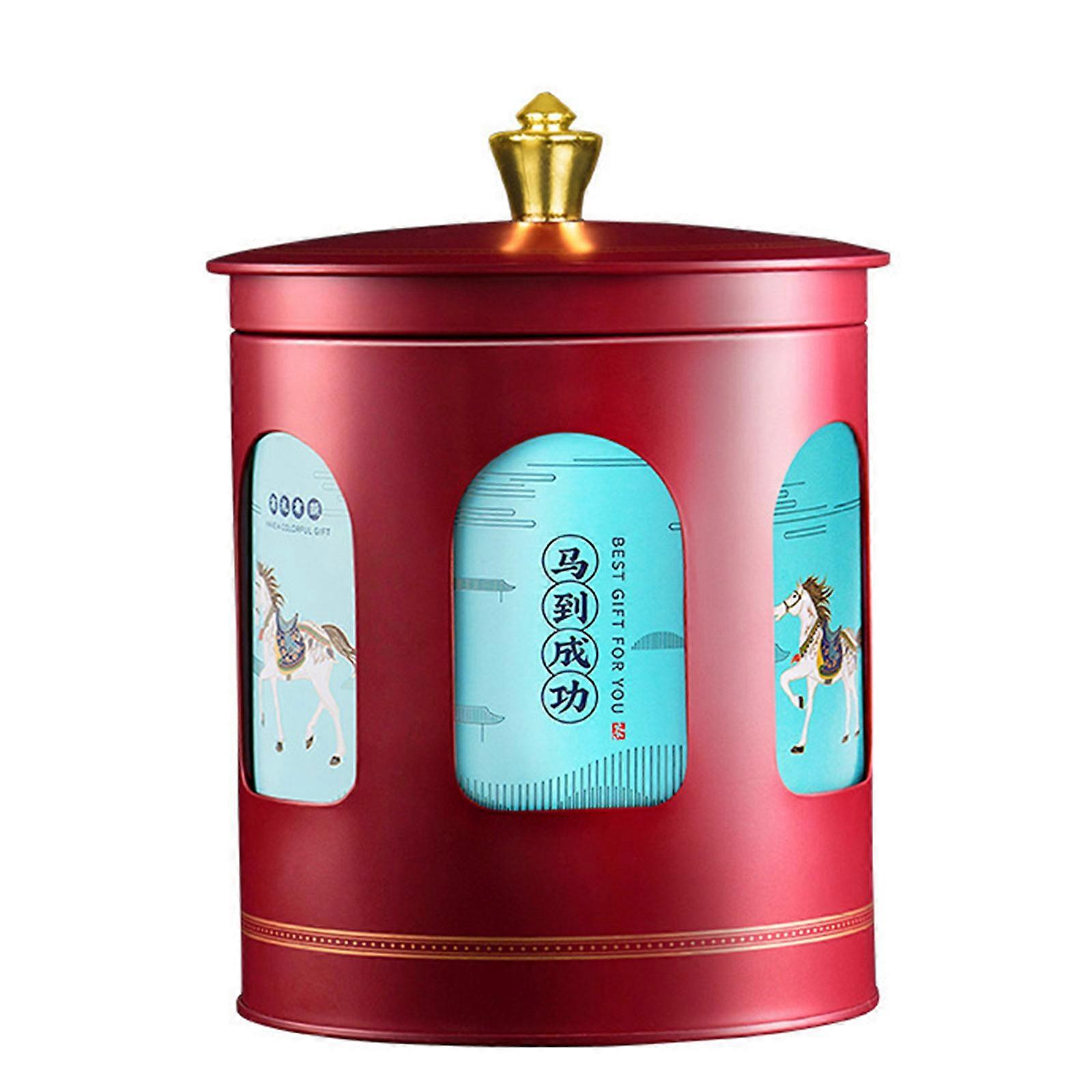 Tea Airtight Container Tinplate Storage Packaging for Tank Wrapping Box ...