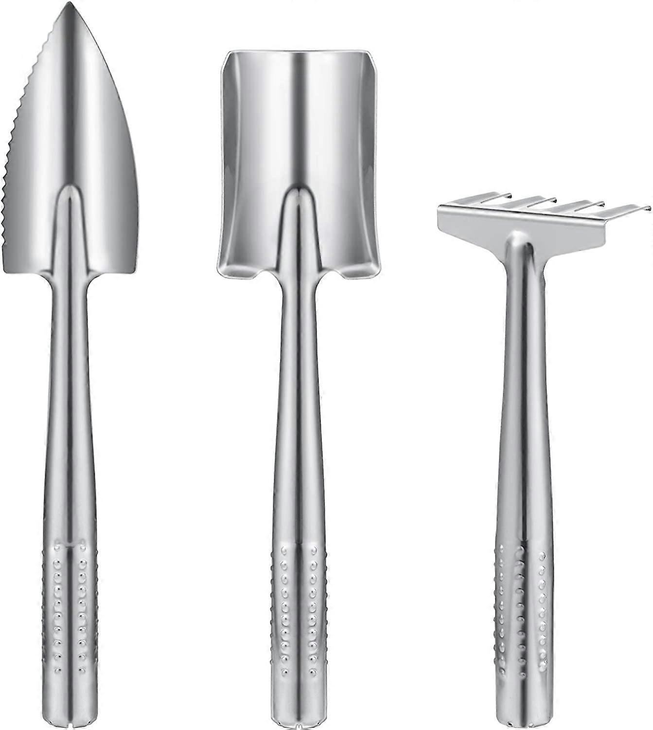 3 Pieces Gardening Kit, Stainless Steel Garden Tools, Mini Gardening ...