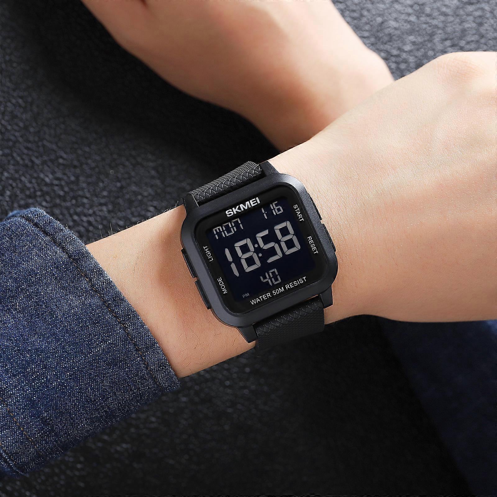 SKMEI Digital Wristwatches Men Multifunction Alarm Waterproof Watch LED ...