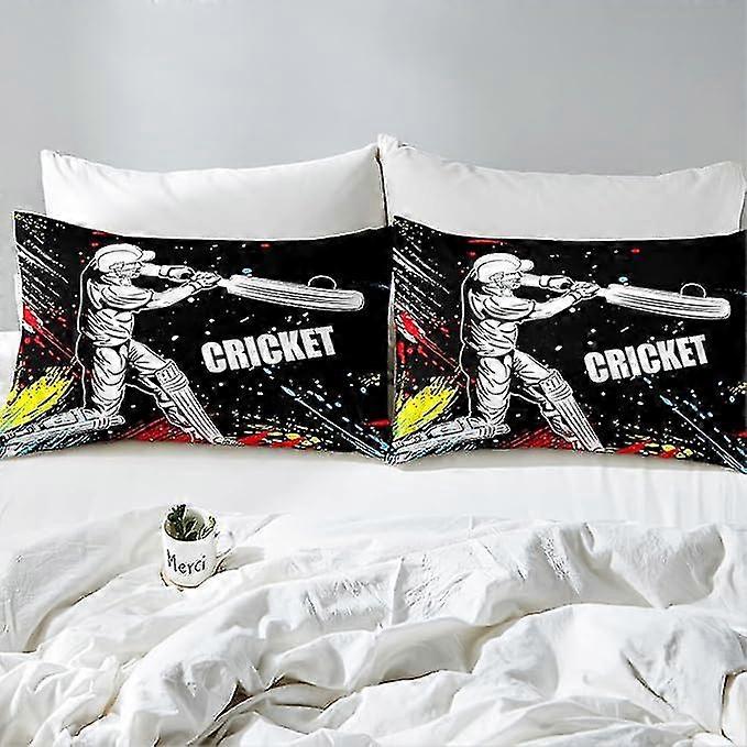 Cricket Player Bedding Set For Girls Boys Children Sports Theme ...