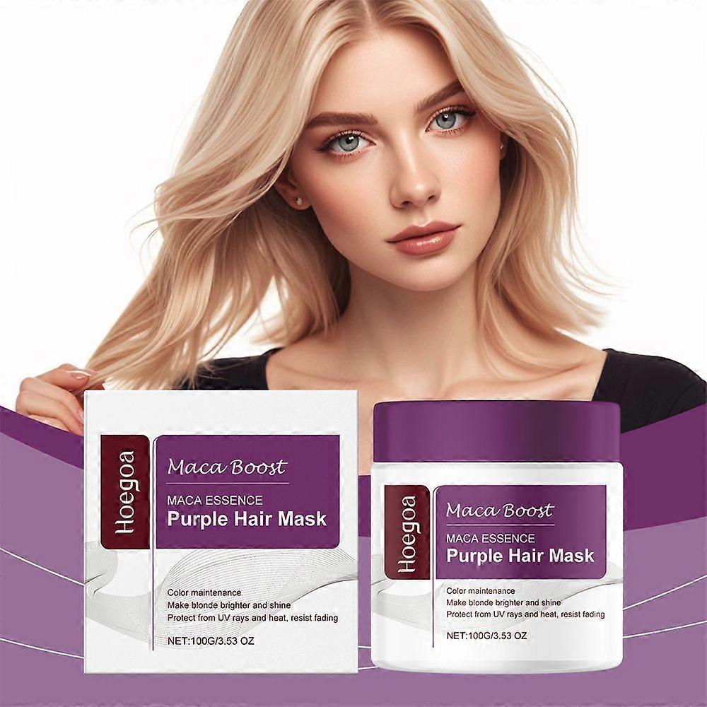 Maca Essence Purple Hair Mask, Nourishing Deep Conditioner Professional ...