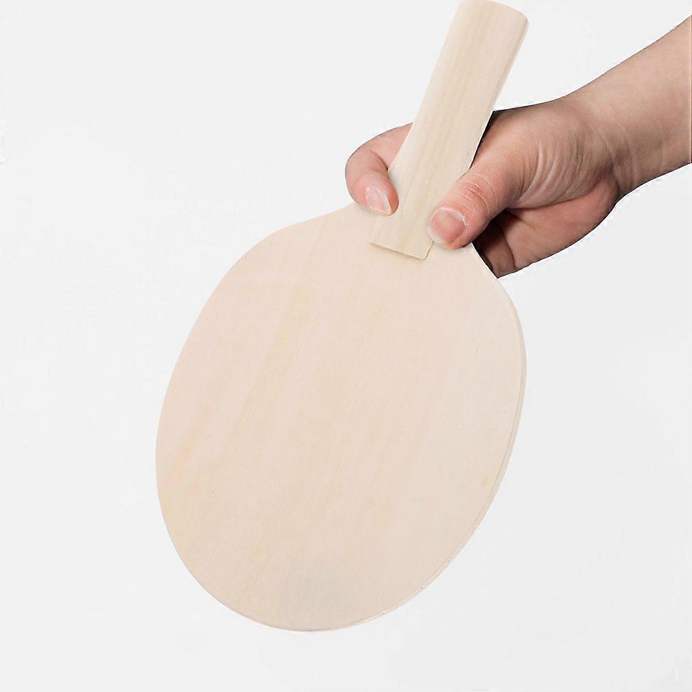 4Pcs DIY Table Tennis Paddle Blanks Unpainted Table Tennis Rackets for ...