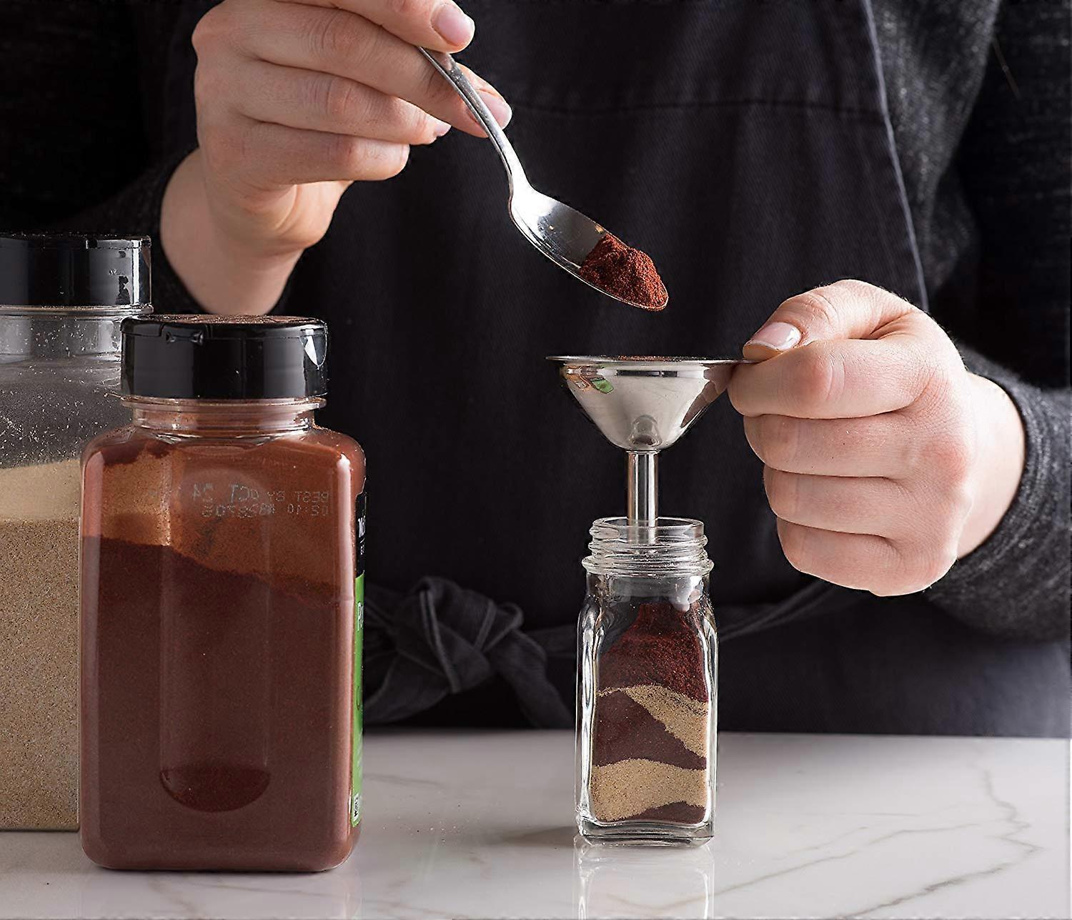 3 Pcs Stainless Steel Funnels Set with Handle, for Liquids | Fruugo UK