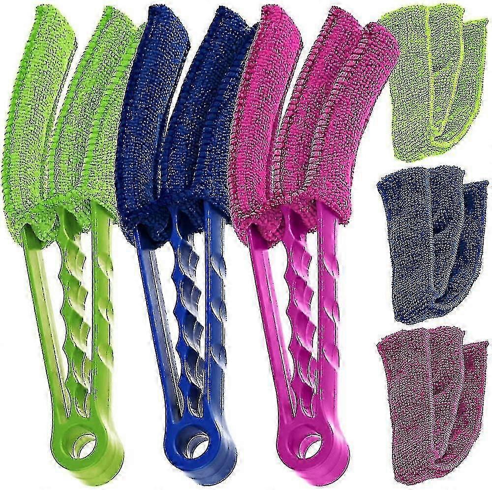 Window Blinds Duster, 3 Pack Brush For Air Conditioner Shutters Dust ...