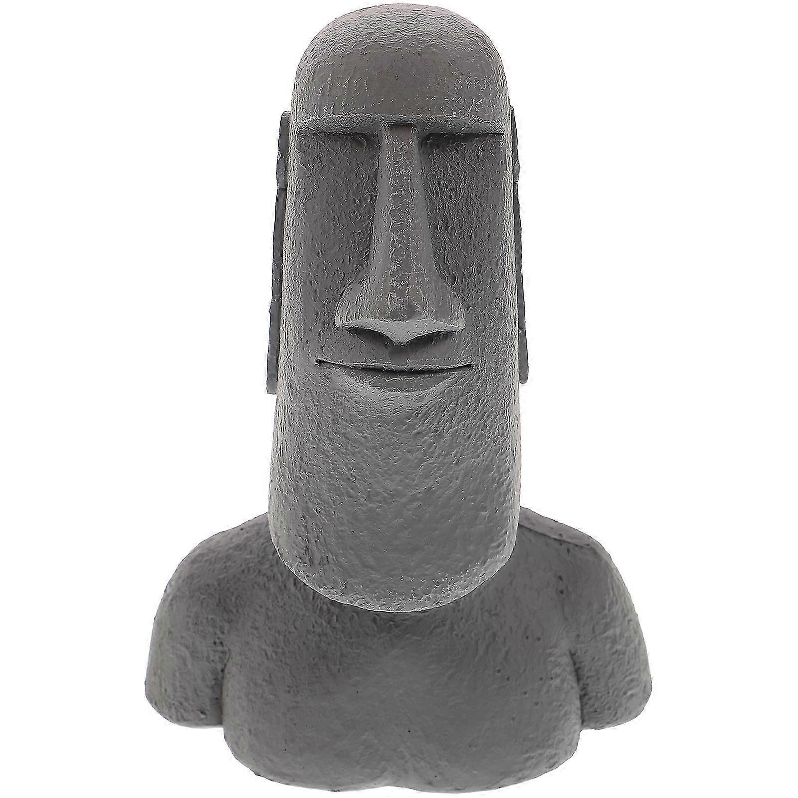 Lightweight Easter Island Moai Sculpture Decorative Resin Lifelike ...