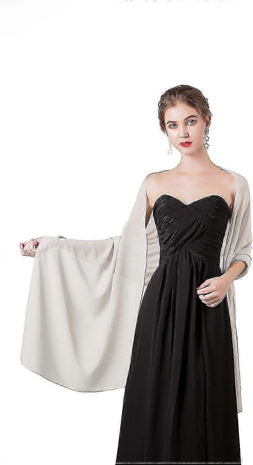 Soft Chiffon Scarfs Shawls And Wraps For Evening Dresses Wedding Shawl ...