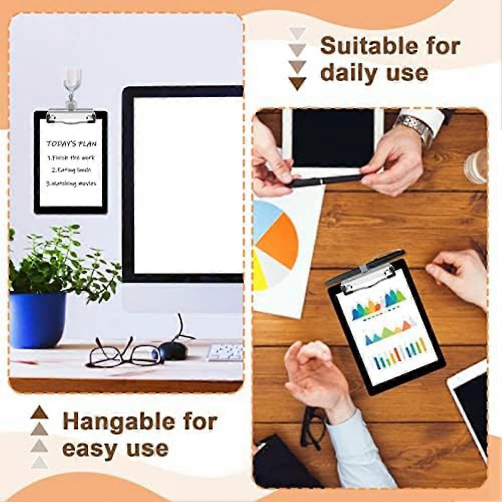 14 Pack Mountable Clipboard Clips with Pen Holder Clipboard Clips ...