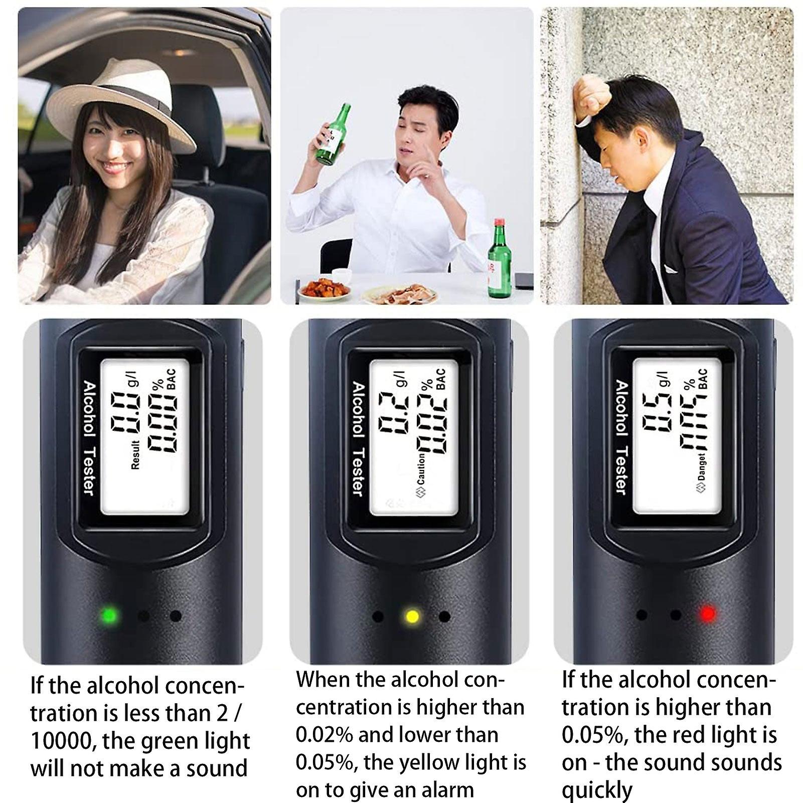 High accuracy mini alcohol tester breathalyzer alcometer alcotest ...