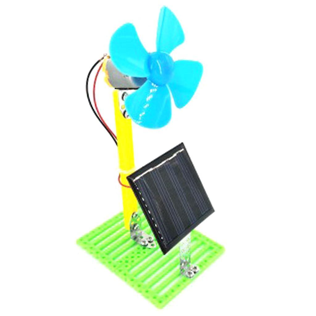 Diy Solar Powered Fan Machine Toy Exporing Physics Motor Electrical ...