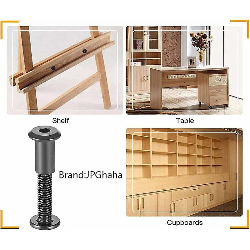 Pack of 10 M6 x 35mm Fixing Bolts with Matching Nuts Sleeve Nut with ...