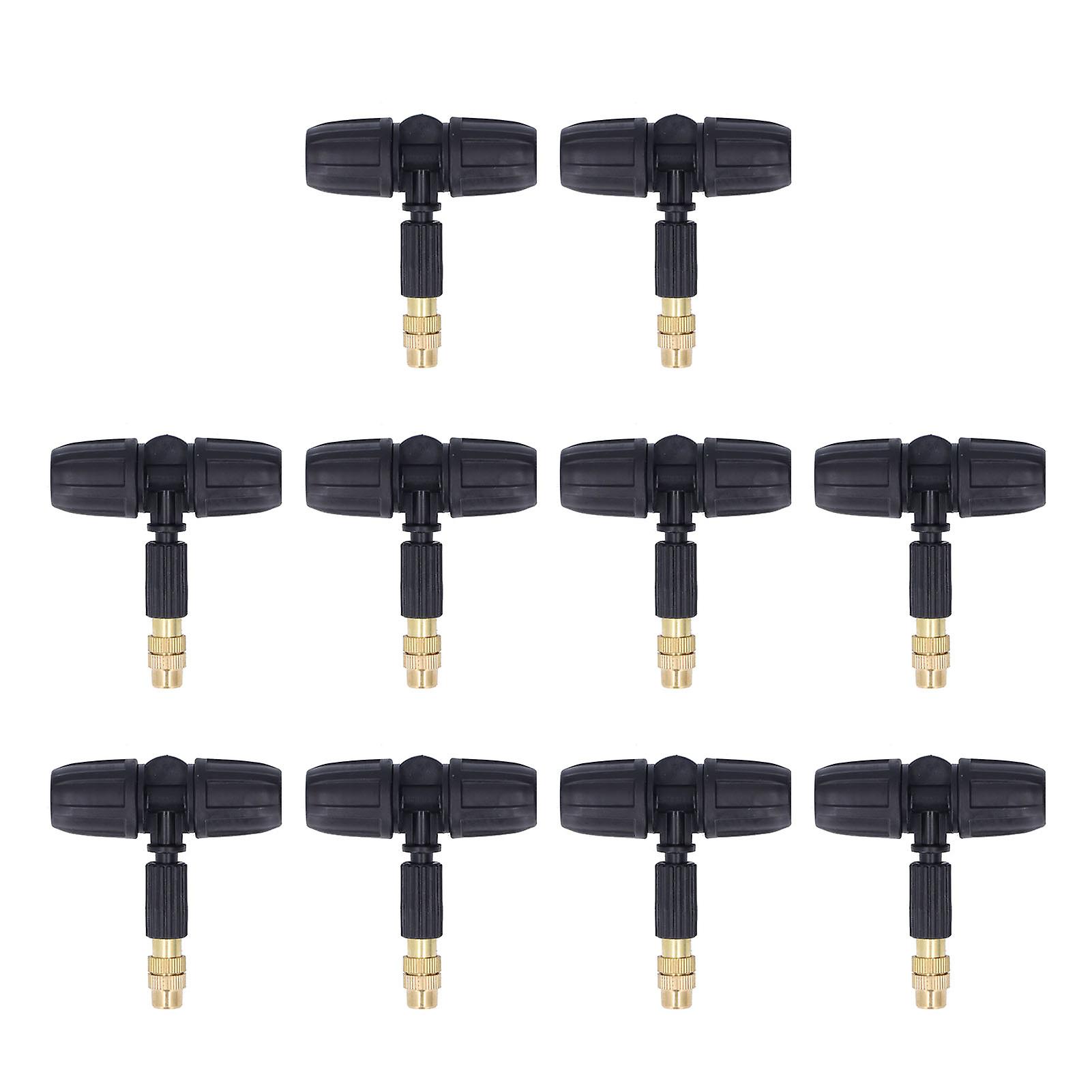 10 Adjustable Micro Mist Spray Heads Drip Irrigation Sprinklers Garden ...