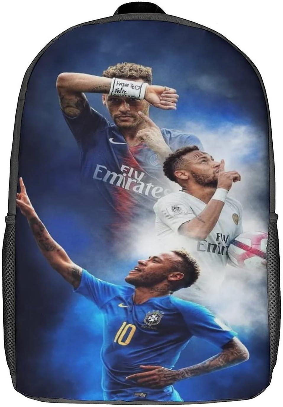 GENBAK Kids School Backpack 3D Printed Neymar Backpack Football Player ...