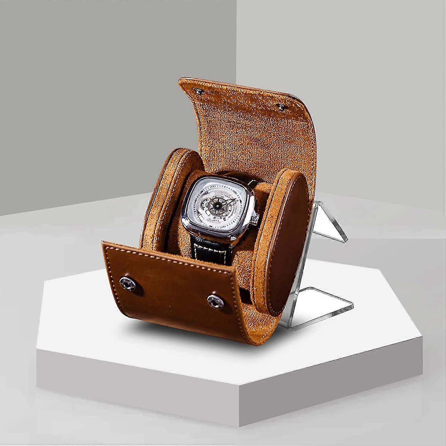 Watch Roll Travel Case, Single Watch Box Organiser For Men Portable ...