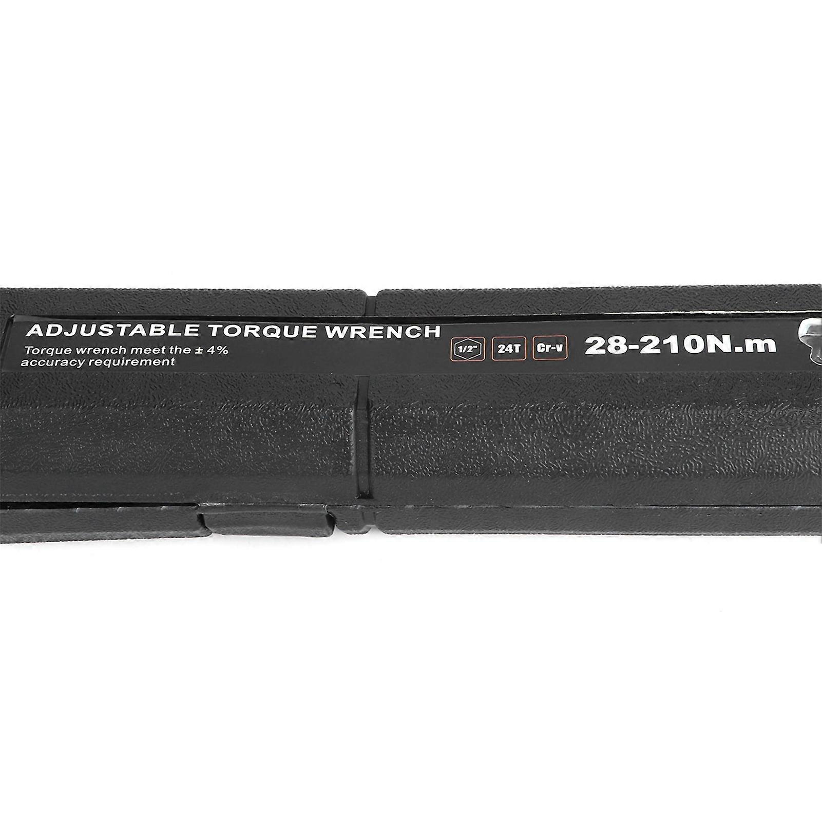 1/2in 28-210Nm Torque Wrench High Precision Preset Ratcheting Spanner ...