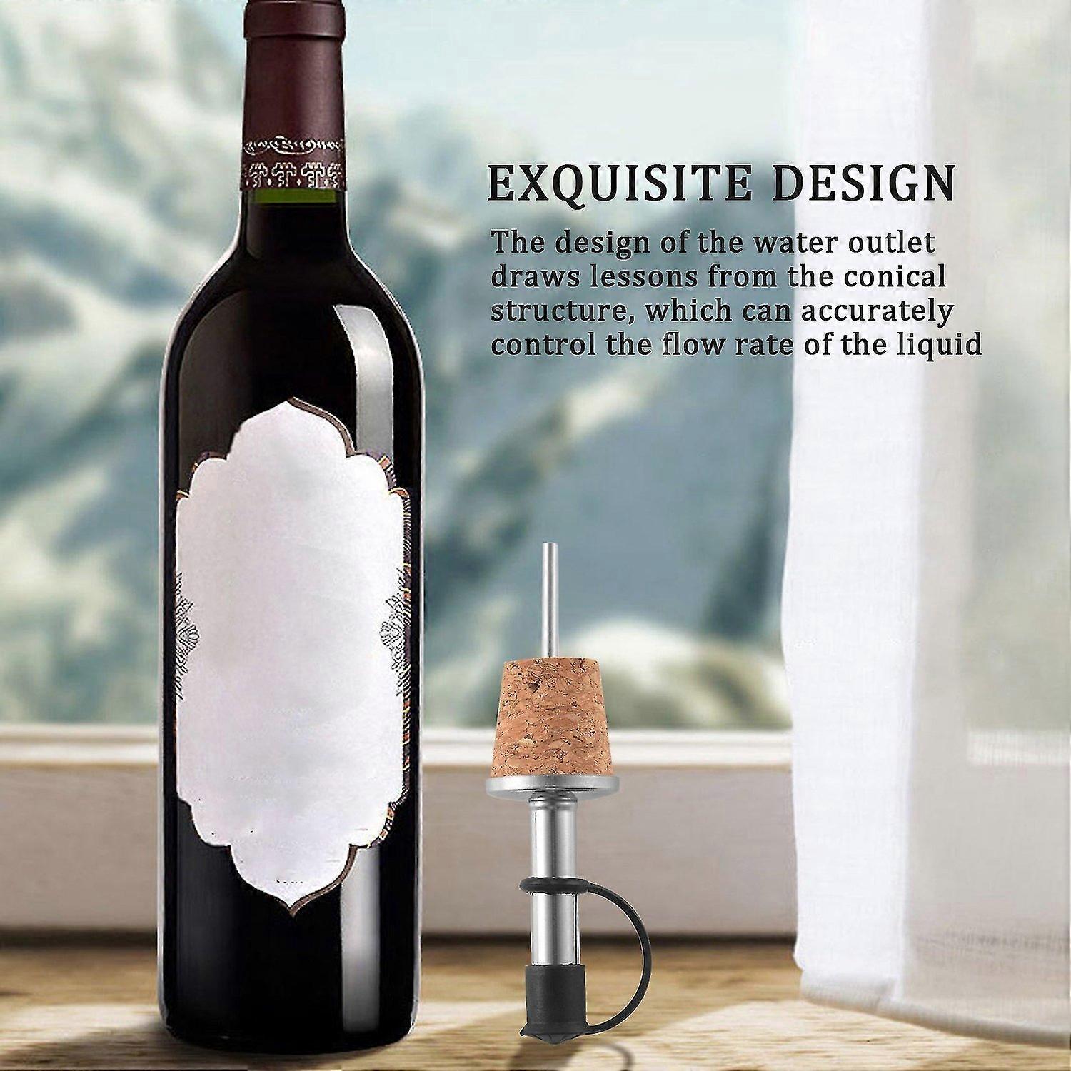 16 Pcs Wine Pourers Wine Cork Pourer Pour Spout compatible with Liquor ...