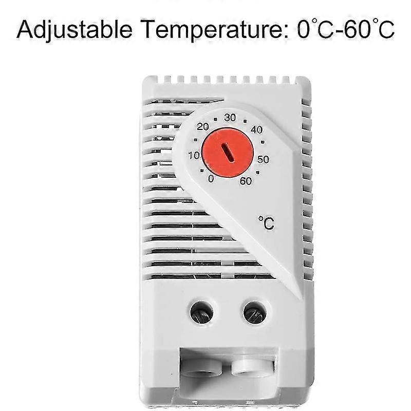 Mechanical Thermostat, Kto011 0-60celsius Adjustable Compact Normally (c) Temperature Controller ...