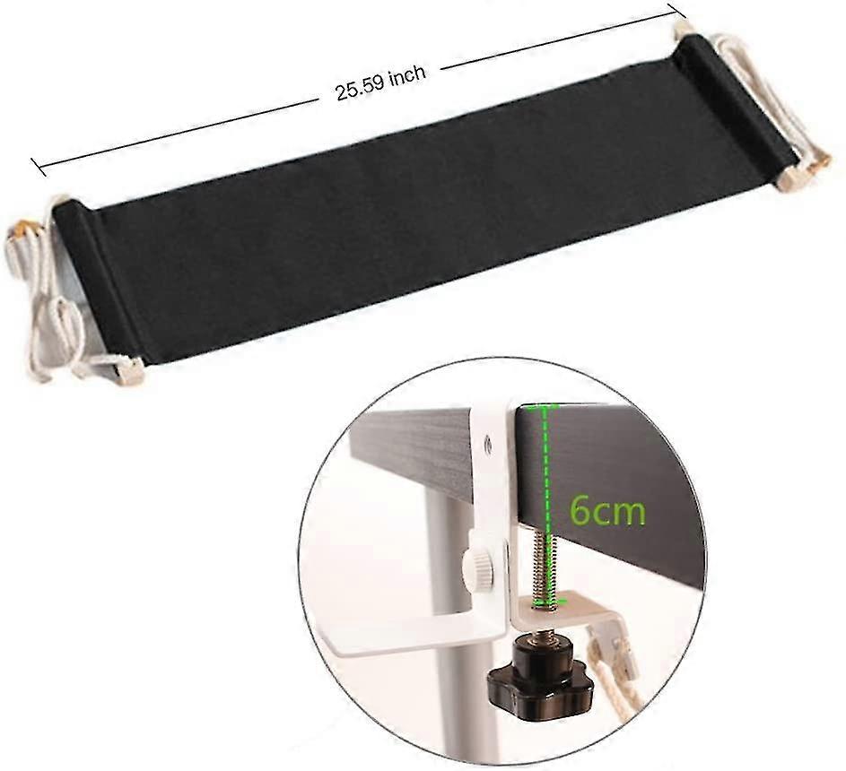Adjustable Foot Hammock Practical Foot Hammock Desk Footrest,65x17cm ...