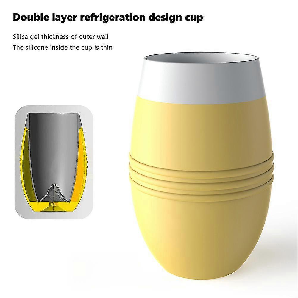Silicone Cooling Ice Cups Netflix Ice-making Wine Glasses Outdoor ...